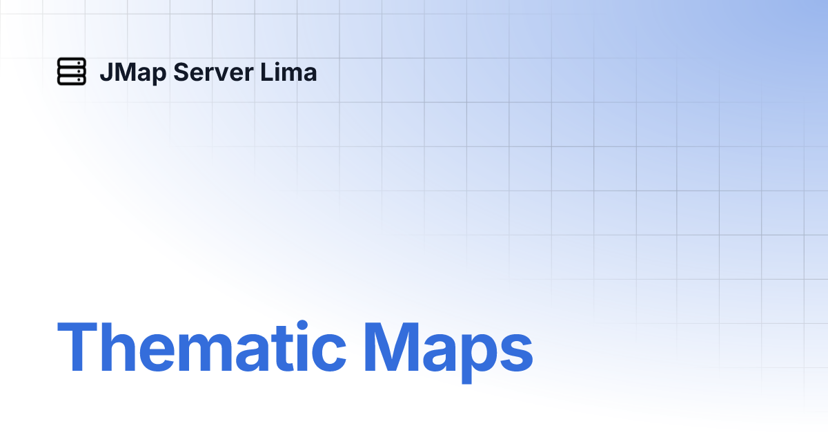 Thematic Maps | JMap Server Lima