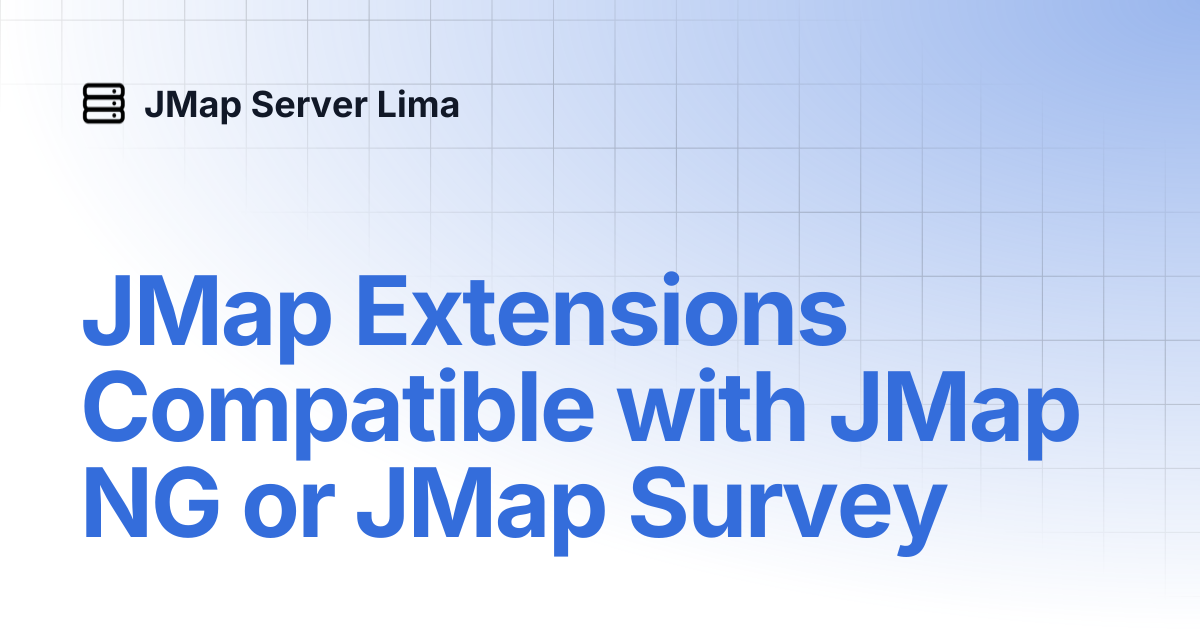 JMap Extensions Compatible with JMap NG or JMap Survey | English | JMap ...